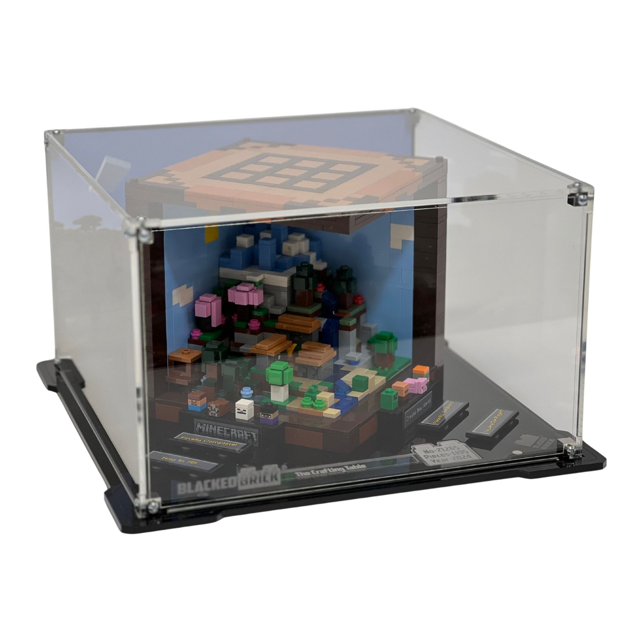 Display Case for (21265) LEGO® Minecraft™: Crafting Table