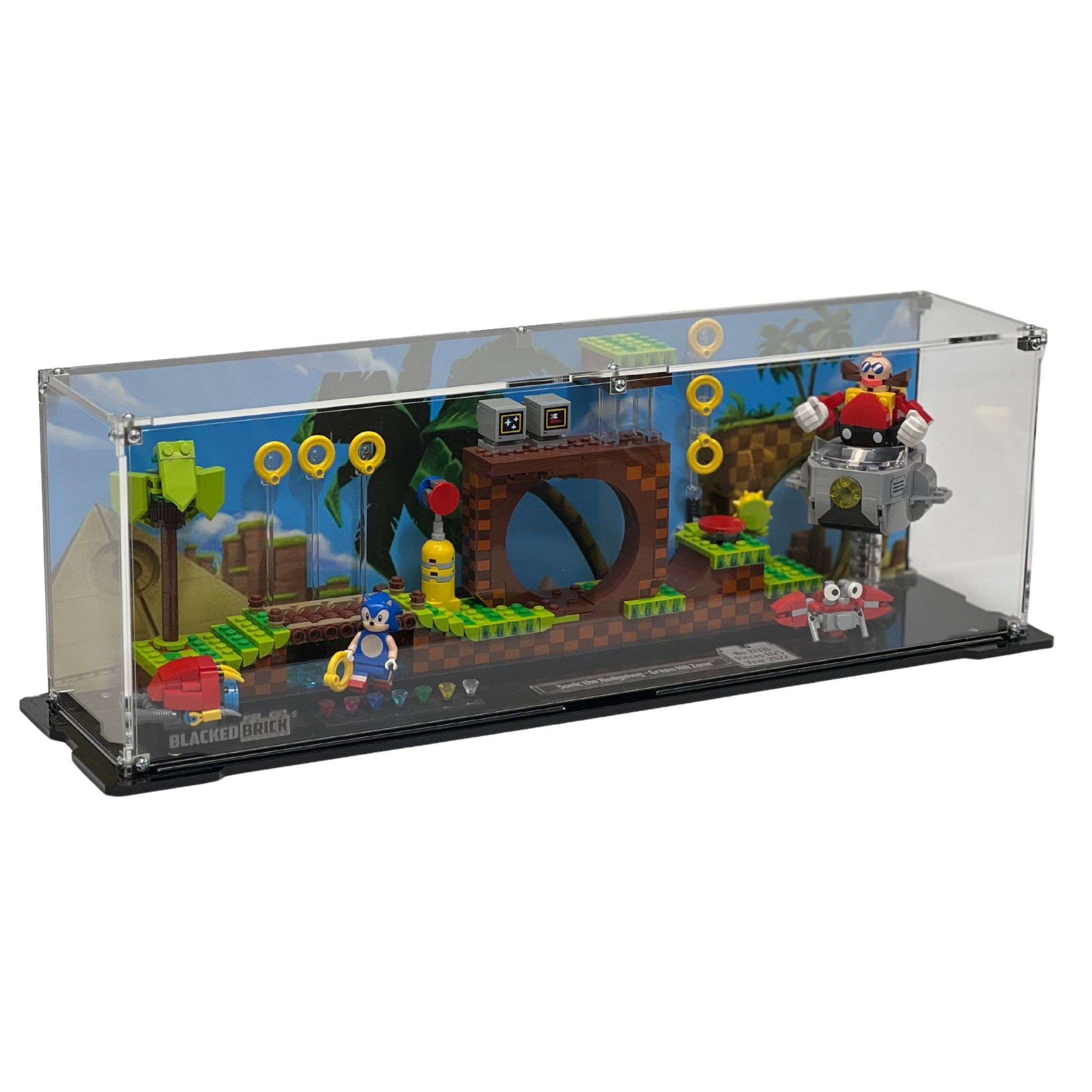 Display Case for (21331) LEGO® IDEAS: Sonic the Hedgehog™ – Green Hill Zone