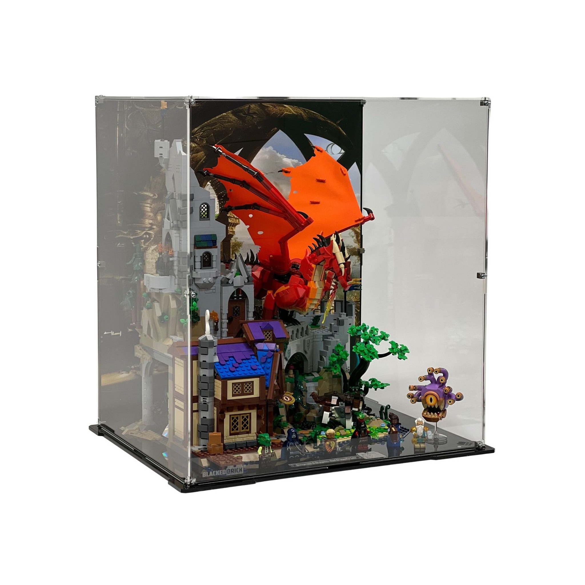 Display Case for (21348) LEGO® Ideas - Dungeons & Dragons