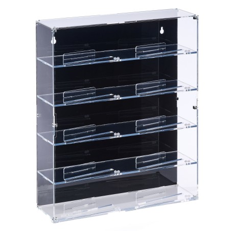 Wall mounted display case for 10x LEGO® Speed Champions Cars (5x2)