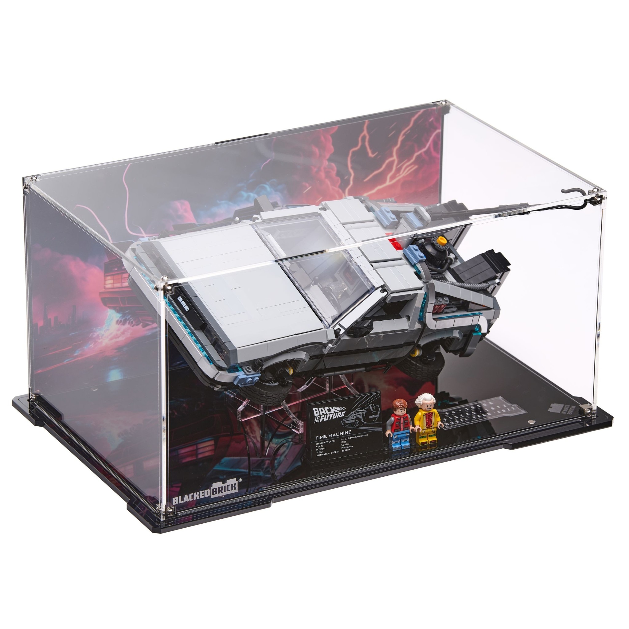 Lego Display Cabinet Display Case For (10300) LEGO® Back To The